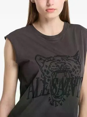 ALLSAINTS Sleeveless Graphic Print Mini Dress