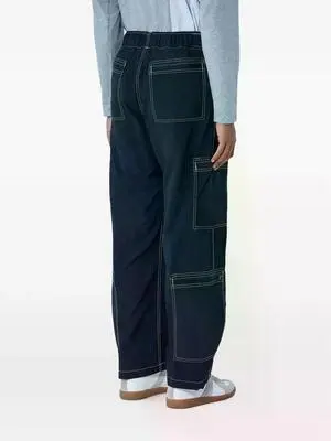 NÒMARYTHM TEXTILE Cargo Pants With Contrast Stitching