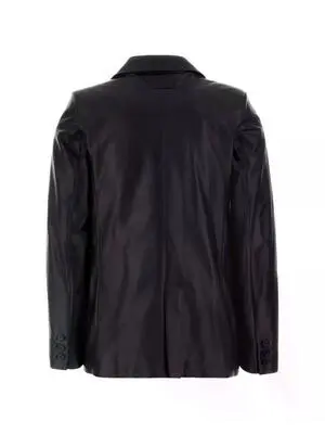 SALVATORE SANTORO Double-breasted Leather Blazer