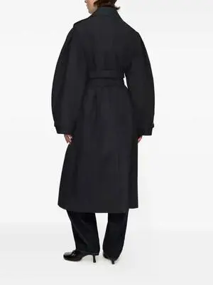 GANNI Double-belted Trench Coat