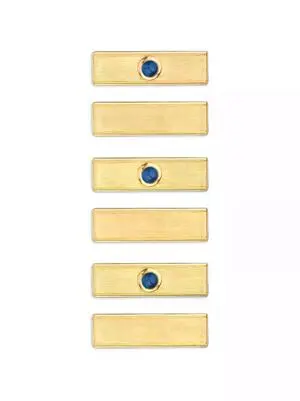 MARIE LICHTENBERG Micro Coco Sapphire Locket Necklace