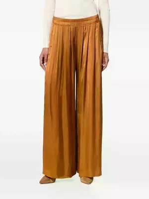 Isabel Marant Étoile Isabel Marant Étoile Nolia Satin Wide-Leg Pants Brown