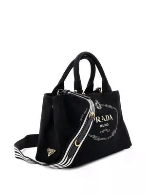Prada Canapa Convertible Shopping Tote