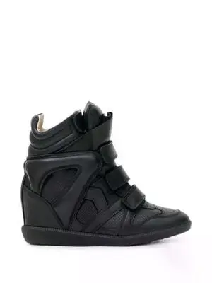Isabel Marant Étoile Bekett Perforated Leather Sneakers - Black