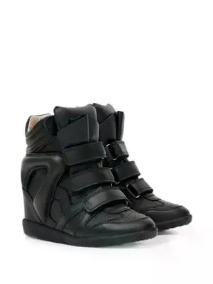 Isabel Marant Étoile Bekett Perforated Leather Sneakers - Black