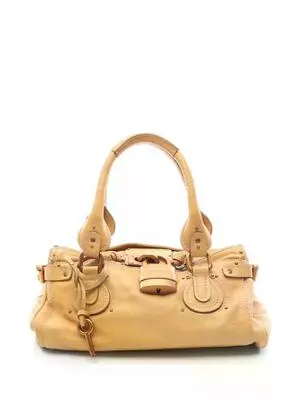 Chloé Paddington Leather Handbag - Neutrals