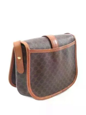 Celine Macadam Leather Shoulder Bag
