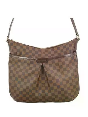 LOUIS VUITTON Damier Ebene Bloomsbury Gm Crossbody Bag - Brown