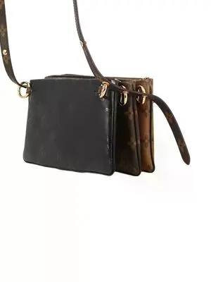 LOUIS VUITTON Monogram Reverse Lv3 Pouch Crossbody Bag