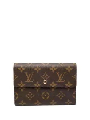 LOUIS VUITTON 2003 Monogram Porte Tresor Etui Papier Wallet Long Wallets