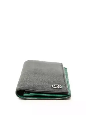 Gucci 2000-2015 Calfskin Interlocking G Bifold Wallet Long Wallets