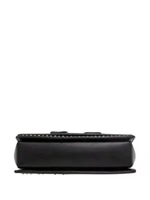 FERRAGAMO Studded Leather Ladybug Vara Bow Crossbody Bag