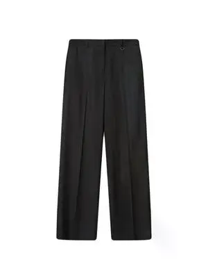 Isabel Marant Étoile Noanda Plaid Virgin Wool Trousers - Grey