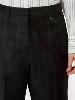 Isabel Marant Étoile Noanda Plaid Virgin Wool Trousers - Grey