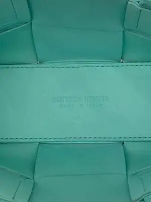 Bottega Veneta Maxi Intrecciato Arco Tote Satchel - Blue