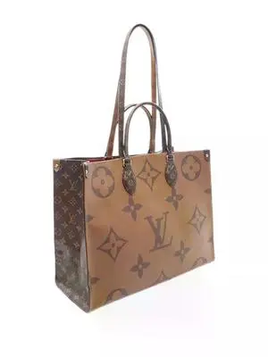 LOUIS VUITTON Monogram Reverse Giant Onthego Gm Satchel