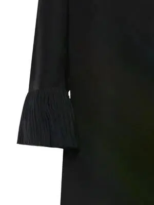 Valentino Garavani Pleated Cuff Shift Mini Dress