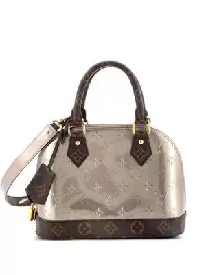 LOUIS VUITTON Alma Handbag Monogram Vernis - Metallic
