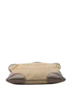 Prada Canvas Canapa Logo Crossbody Bag