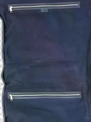Gucci Savoy Garment Bag Gg Coated Canvas Satchel