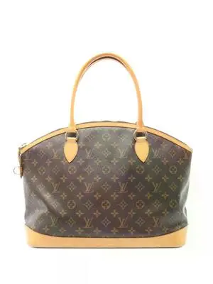 LOUIS VUITTON Lockit Tote Bag - Brown