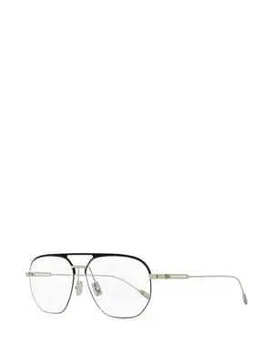 RIMOWA Square-frame Double-bridge Glasses - Black