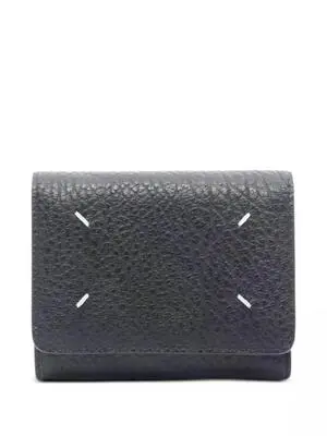 MAISON MARGIELA 2020s Four-stitch Tri-fold Wallet - Black