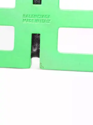 Balenciaga Bb Logo Buckle Belt