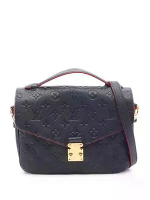 LOUIS VUITTON Monogram Empreinte Pochette Metis Handbag