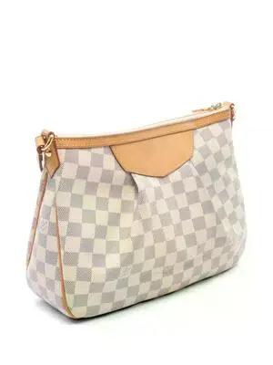LOUIS VUITTON Damier Azur Siracusa Pm Shoulder Bag