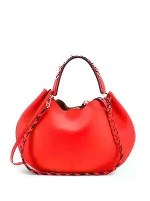 Loewe Fortune Open Leather Hobo Bag - Red