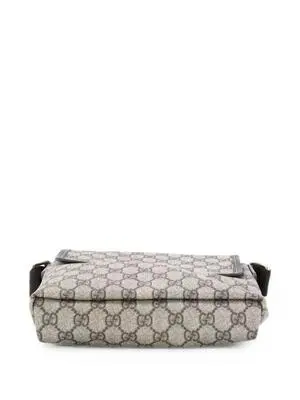 Gucci Gg Coated Canvas Messenger Bag - Brown