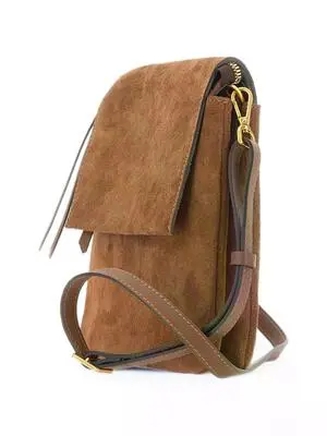 GIANNI CHIARINI Suede Shoulder Bag