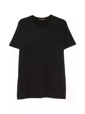 JEORDIE'S Crew-neck Short-sleeve T-shirt - Black