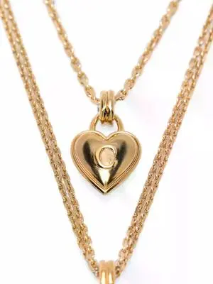 Chloé Mini Paddington Heart Pendant Necklace