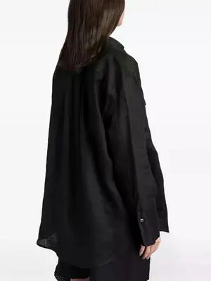Alice + Olivia Finely Pocket-detail Button-up Shirt