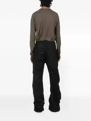 JULIUS Bending Woven Flared Trousers