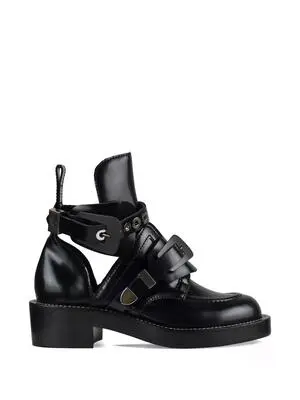 Balenciaga Ceinture Cut-out Ankle Boots