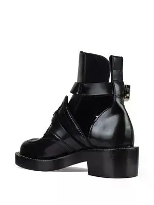 Balenciaga Ceinture Cut-out Ankle Boots