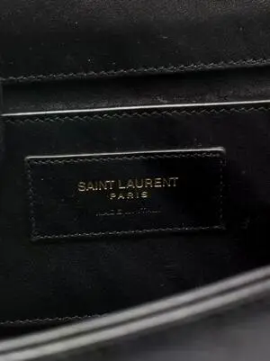 Saint Laurent Kate Tassel Leather Shoulder Bag - Black