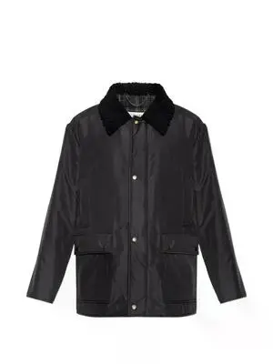 MAISON MARGIELA Shearling Collar Press-stud Jacket
