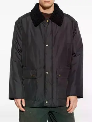MAISON MARGIELA Shearling Collar Press-stud Jacket