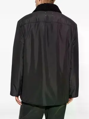 MAISON MARGIELA Shearling Collar Press-stud Jacket
