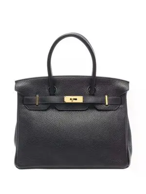 Hermès 30 Birkin Tote Bag - Black