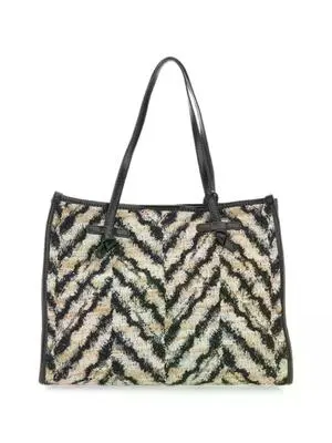MARCELLA CLUB Jacquard Animalier Tote Bag