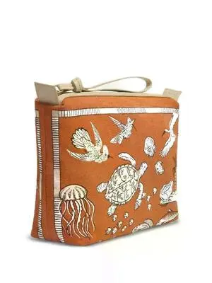 INOUI EDITIONS Animal Print Clutch Bag