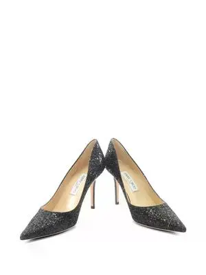 JIMMY CHOO Agnes Glitter Pumps