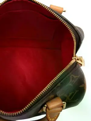 LOUIS VUITTON Monogram Speedy Bandoulière 20 Satchel - Brown