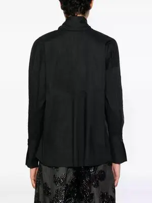 PSOPHIA Pussy-bow Long-sleeve Blouse