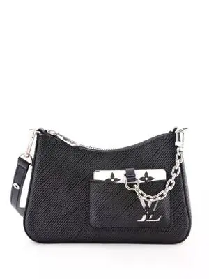 LOUIS VUITTON Marellini Epi Leather Shoulder Bag - Black